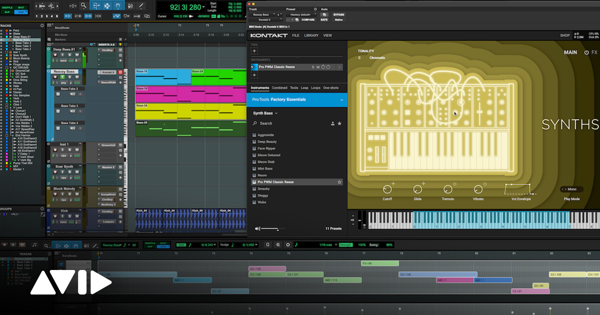 Kontakt 8がPro Toolsのサンプルベースのインストゥルメントを強化
