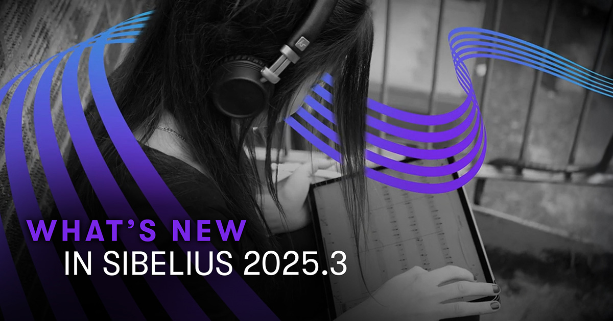 Sibelius 2025.3 新機能